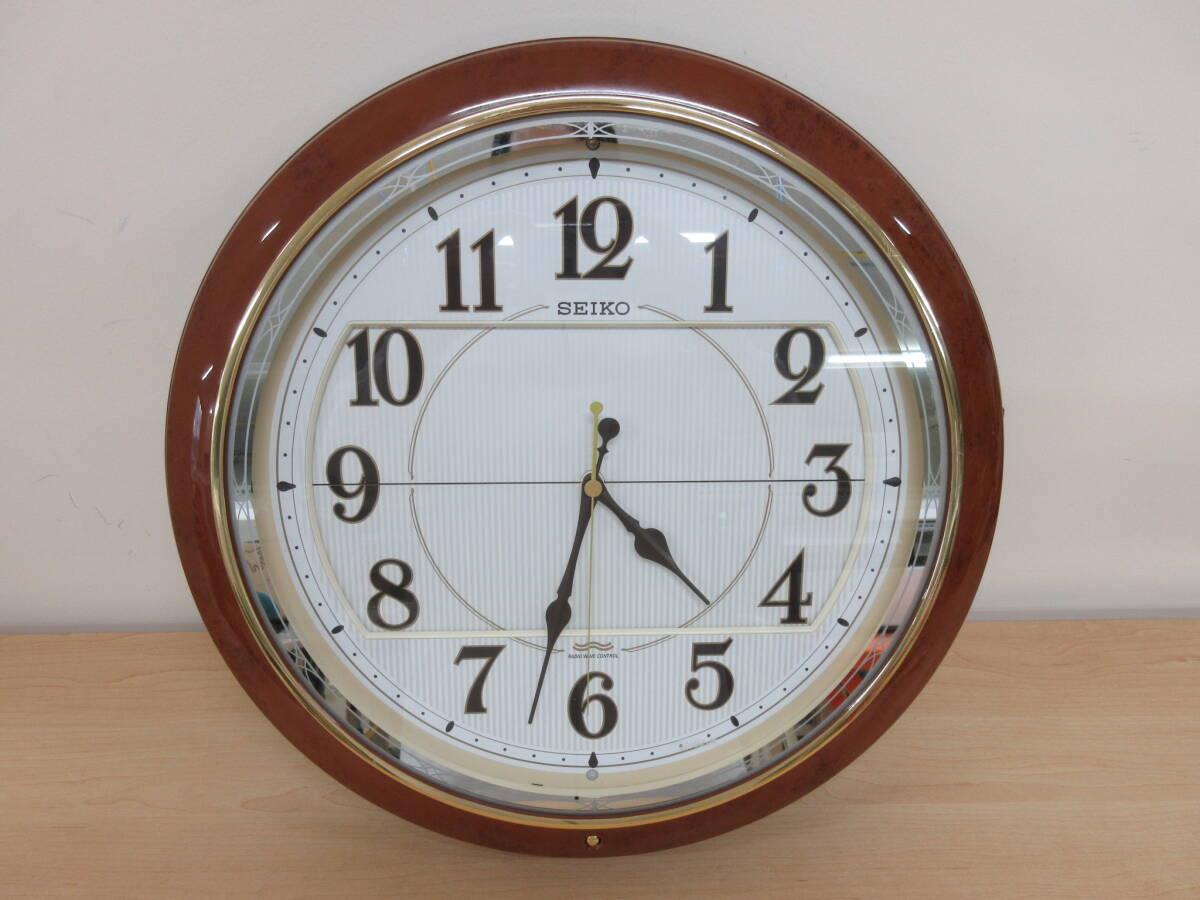 【傷や汚れあり】A398 SEIKO セイコー 壁掛け時計 RE559B 電波時計 インテリアの落札情報詳細 - ヤフオク落札価格検索 オークフリー