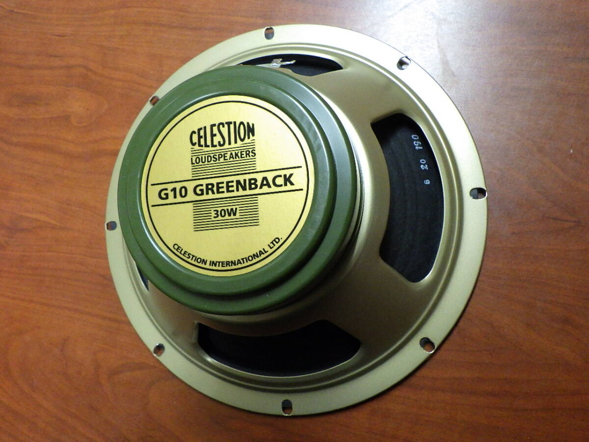 【目立った傷や汚れなし】【美品】CELESTION G10 Greenback 8Ω 英国製 セレッションの落札情報詳細 - Yahoo!オークション落札価格検索 オークフリー