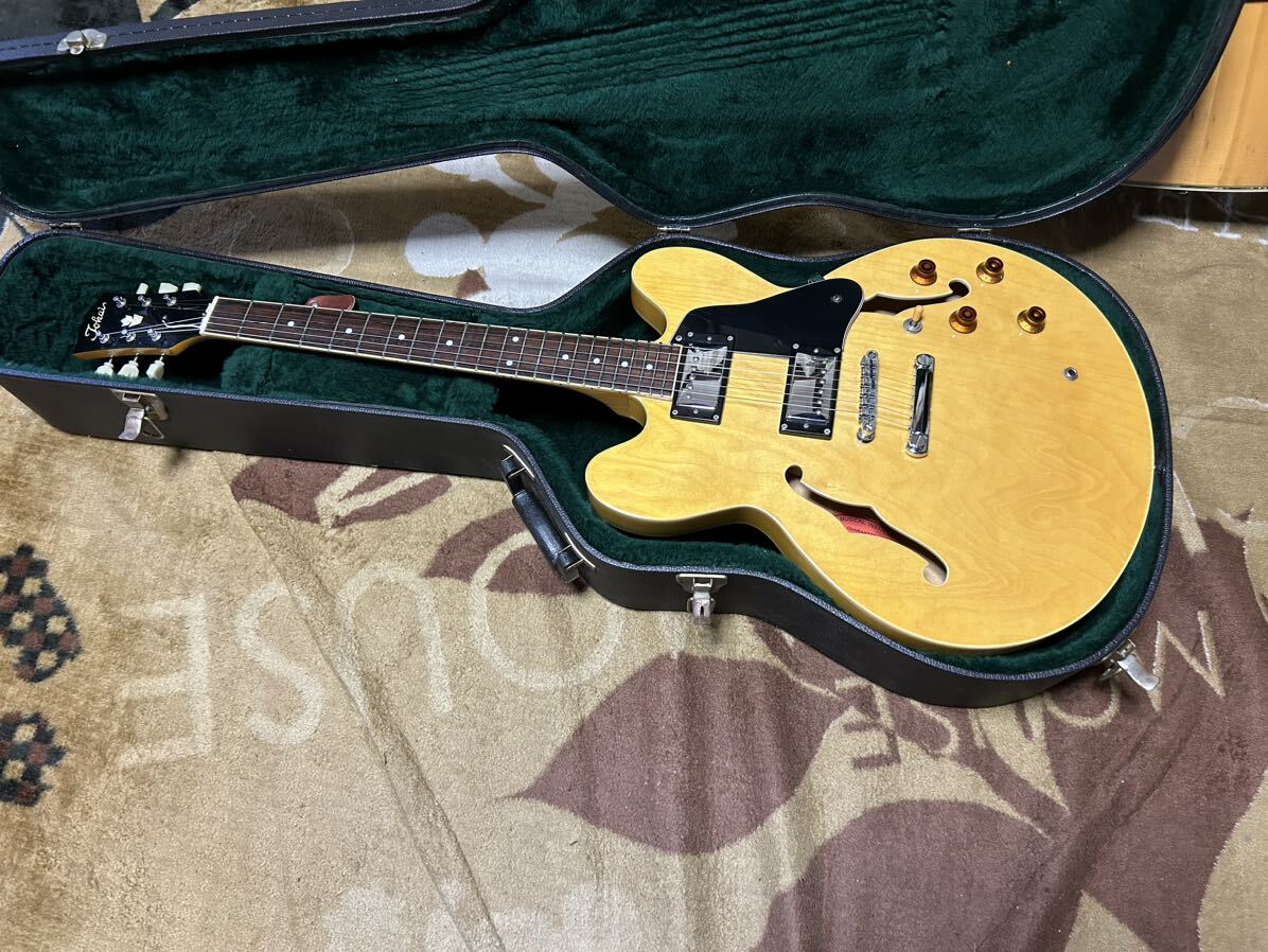 【やや傷や汚れあり】超希少モデル・TOKAI ES-335スタイルの1本。セミアコ・ナチュラル・調整済み・激安・JAZZや、ブルースに最適 ...