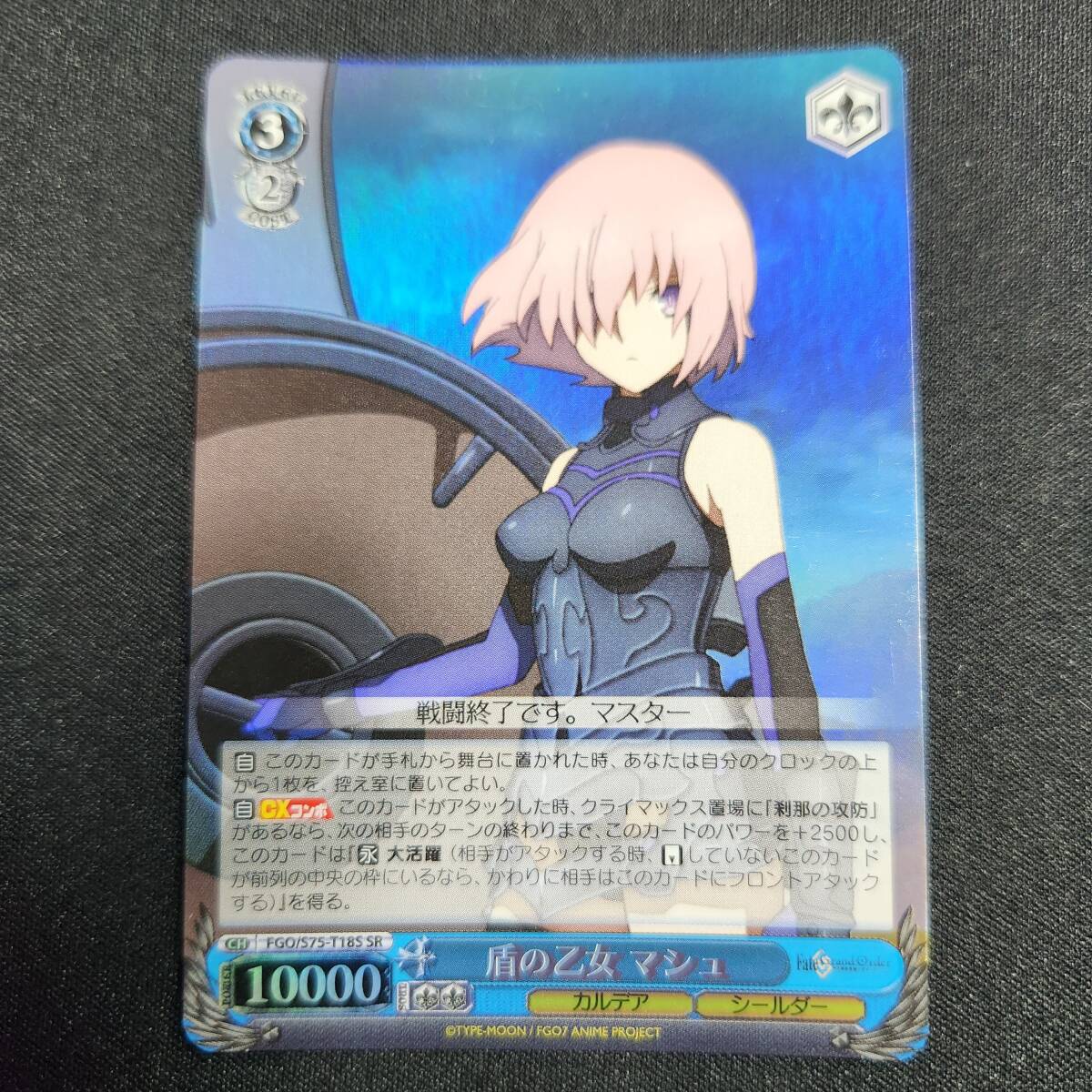 【傷や汚れあり】ヴァイスシュヴァルツ 盾の乙女マシュ(FGO/S75-T18S) SR Fate/Grand Order FGO トレカの落札情報詳細 - Yahoo!オークション落札価格検索 ...