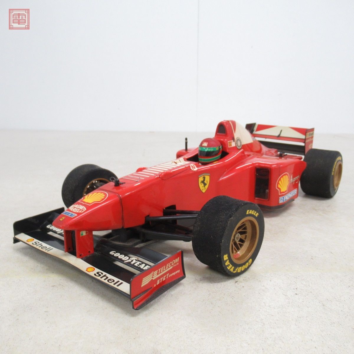 【全体的に状態が悪い】タミヤ 1/10 フェラーリ F310B 電動RCカー サーボ搭載 ラジコン TAMIYA FERRARI 動作未確認 ...