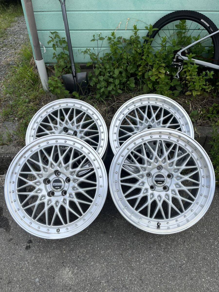 【やや傷や汚れあり】KYOHO シュタイナーFTX 19インチ 8J+35(2本)/9J+40(2本) PCD114.3 5H サテンシルバー/リムポリッシュの落札情報詳細 - Yahoo ...