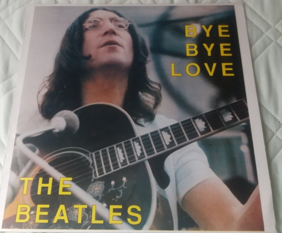 【やや傷や汚れあり】アナログレコード/ブートレッグ/BYE BYE LOVE/THE BEATLES/TIGER BEAT RECORDS ...