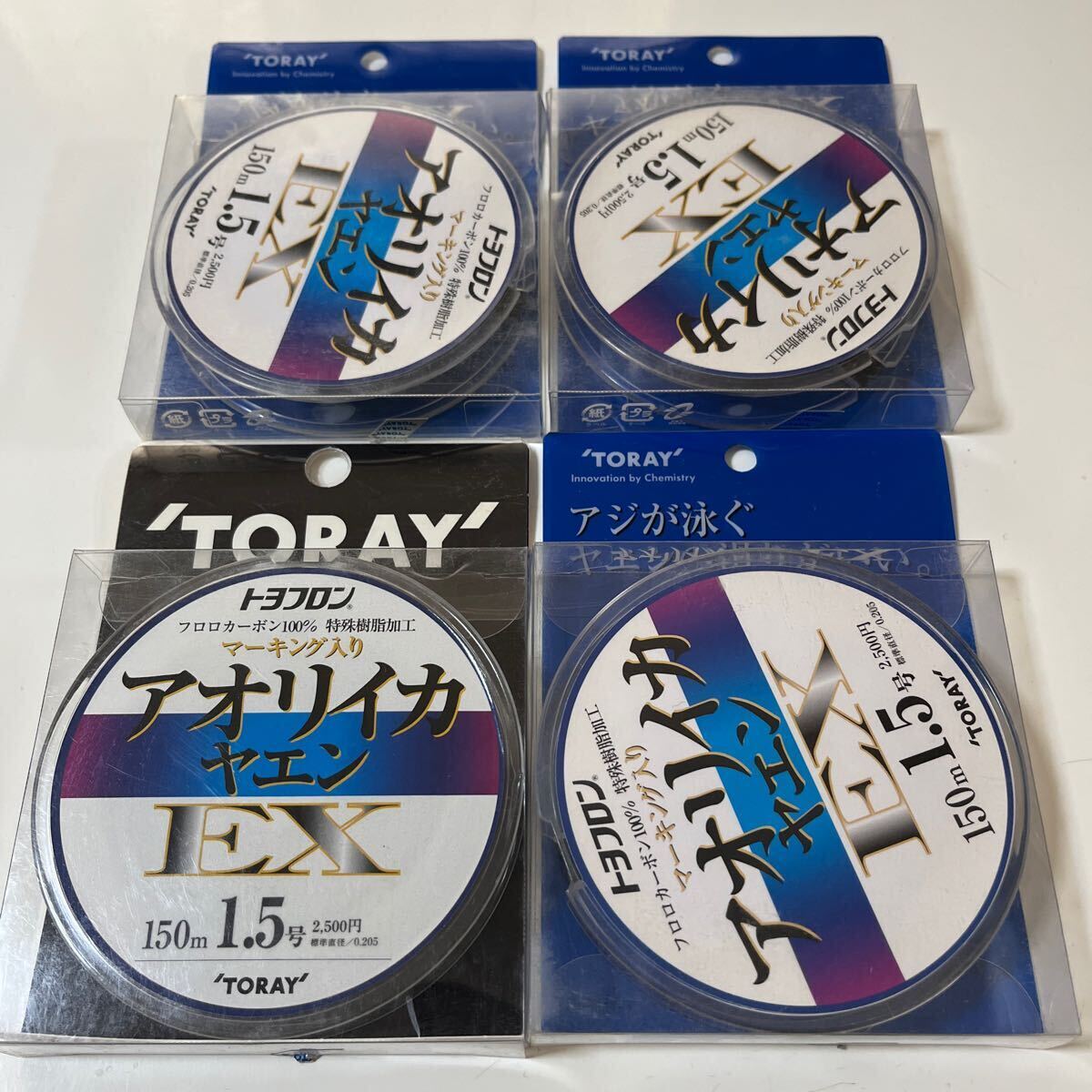 【未使用】②東レ(TORAY) ライン トヨフロン アオリイカ ヤエン EX 150m 1.5号×4個セットの落札情報詳細 - Yahoo!オークション落札価格検索 オークフリー