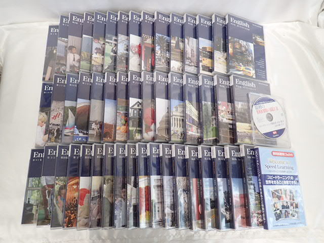 【やや傷や汚れあり】0818①[H]♪未開封品含む Speed Learning スピードラーニング CD 1～48巻 English 英語 英会話 リスニング教材♪の落札情報詳細 ...
