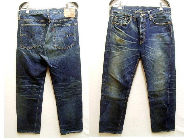 【目立った傷や汚れなし】 即決[W34]LVC 50154-0023 SPIDER 501ZXX USA製 ビンテージ復刻 レプリカ LEVI ...