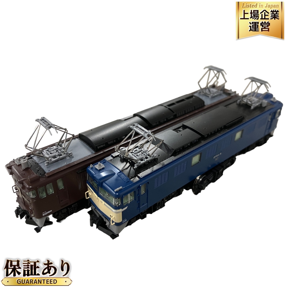 【やや傷や汚れあり】TOMIX 9118 9119 JR EF640形 電気機関車 37号機茶色 JR EF600形 19号機復活国鉄色 2両セット Nゲージ 鉄道模型 中古 S9175168 ...