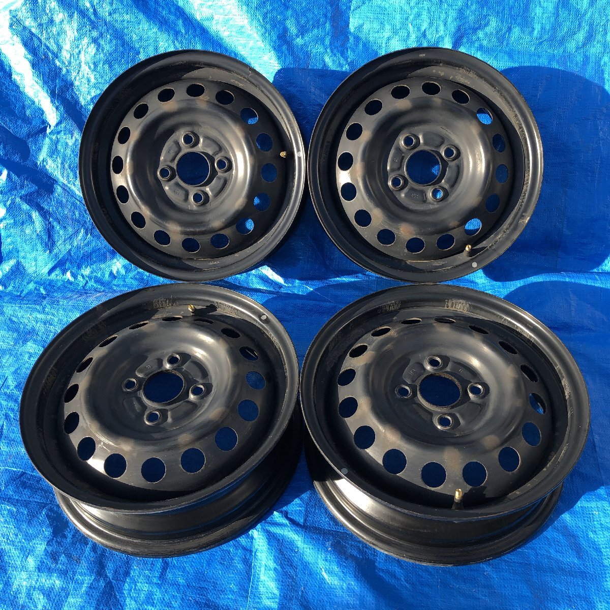 【やや傷や汚れあり】[24W00793K] 日産 /三菱 純正 スチールホイール 14×4.5J +46 14インチ PCD100/4H 4本セットの落札情報詳細 - Yahoo!オークション ...