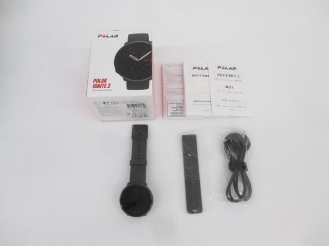 【目立った傷や汚れなし】優良品 ポラール POLAR イグナイト2 GPS内蔵フィットネスウォッチ S〜L ブラック スマートウォッチの落札 ...