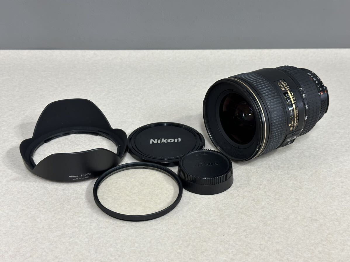 【目立った傷や汚れなし】NIKON ニコン AF-S NIKKOR 17-35mm f2.8D Silent Wave Motor ED IF ...
