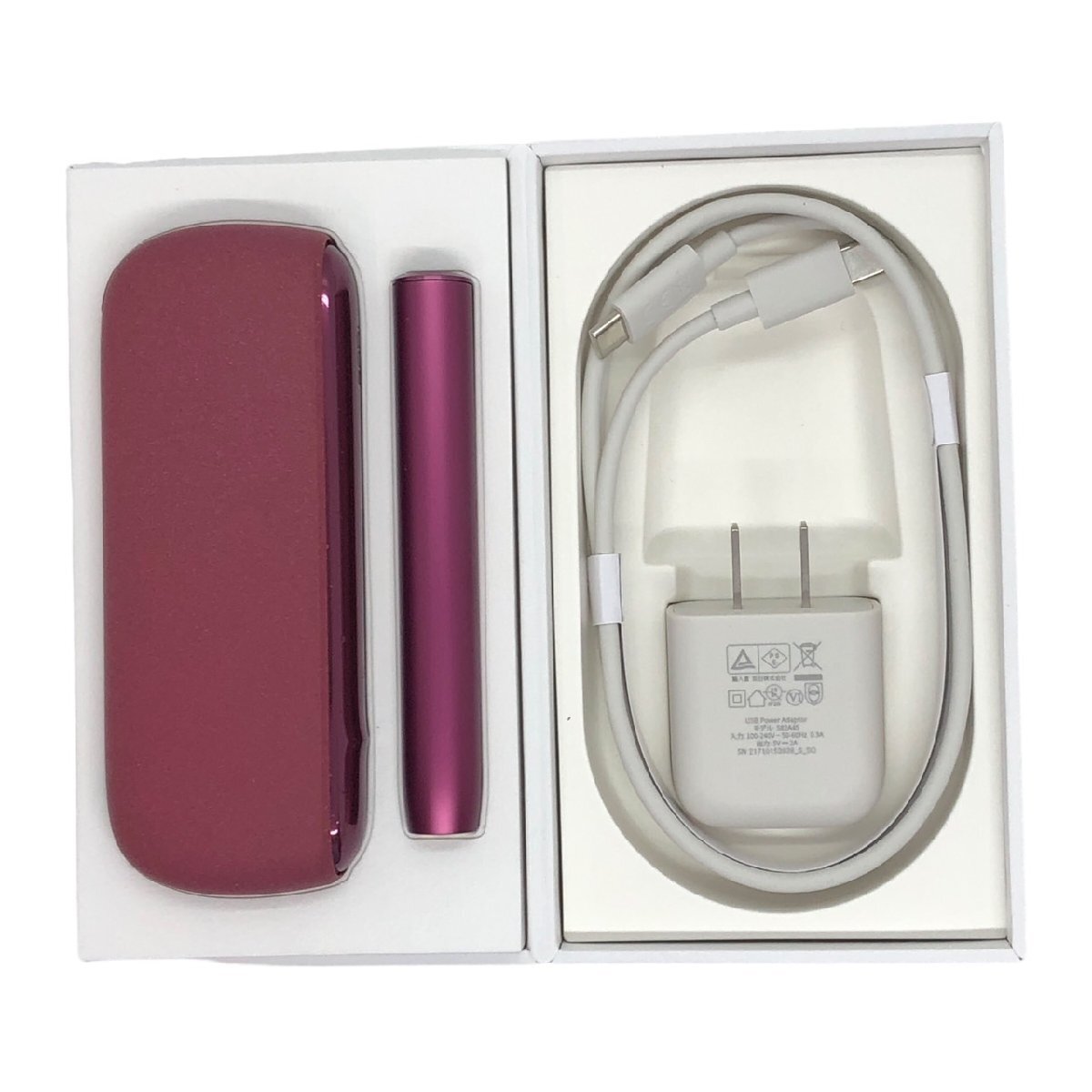 【目立った傷や汚れなし】USED IQOS アイコス ILUMA イルマ C1402 Sunset Red サンセットレッド 喫煙具 喫煙 ...