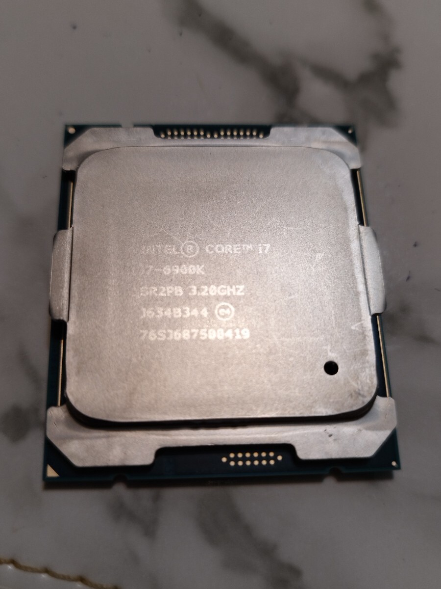 【目立った傷や汚れなし】インテル Intel CPU core i7 6900K プロセッサー 動作品の落札情報詳細 - Yahoo ...