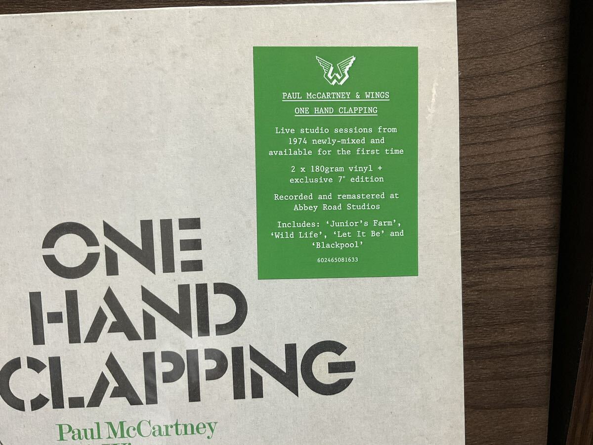 【未使用】ストア限定 ポールマッカートニー one hand clapping wings LP ワンハンドクラッピングの落札情報詳細 ...