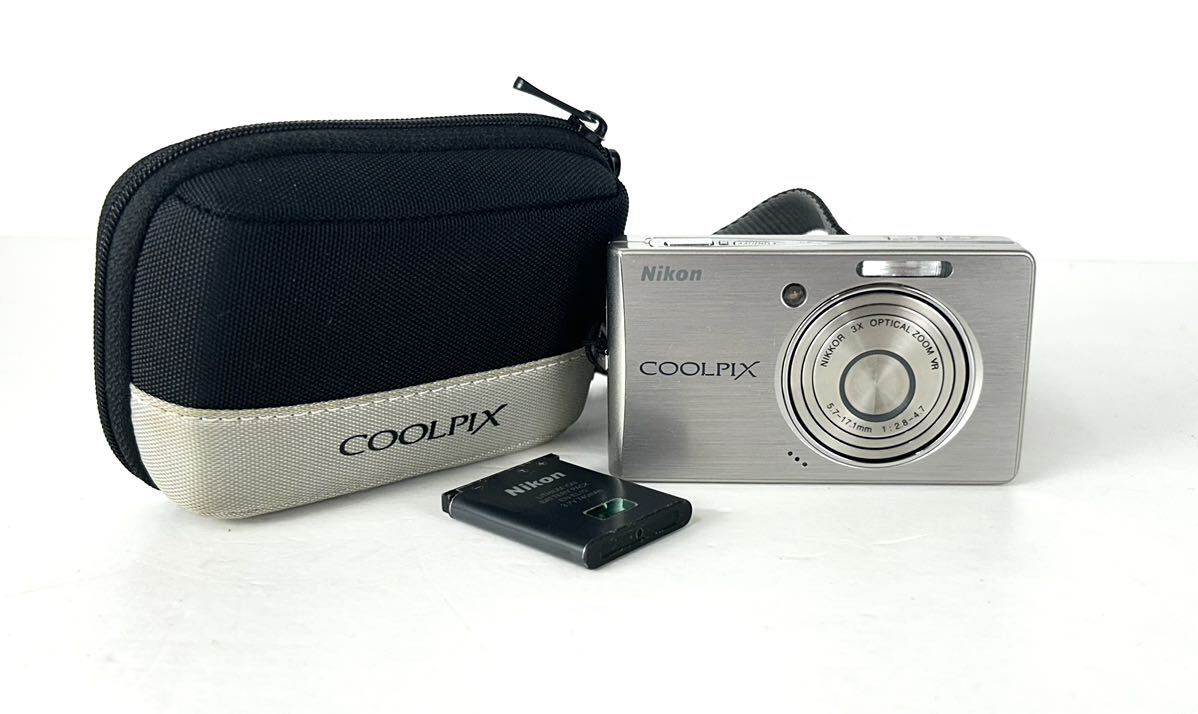 【傷や汚れあり】【ST189】 NIKON ニコン COOLPIX S500 コンパクトデジタルカメラ NIKKOR 3× OPTICAL ...