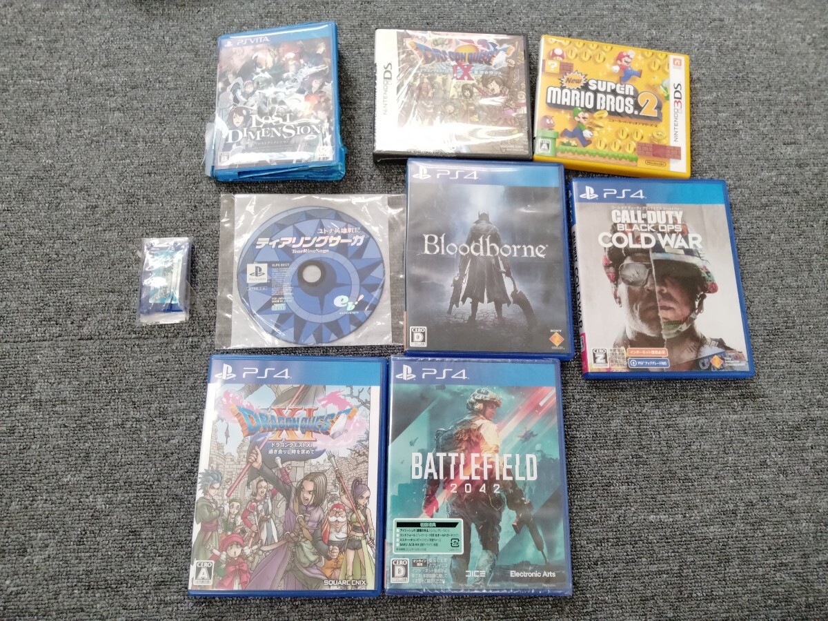 【全体的に状態が悪い】【ジャンク】大量 まとめ売り PS4 ソフト DS カセット 9本 セット ドラクエ マリオ ポケモン ティアリングサーガ 3DSの落札情報詳細 - Yahoo ...