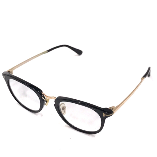 【やや傷や汚れあり】トムフォード TF5466 001 49 22 145 サングラス アイウェア 度なし 保存ケース付き ファッション小物 ...