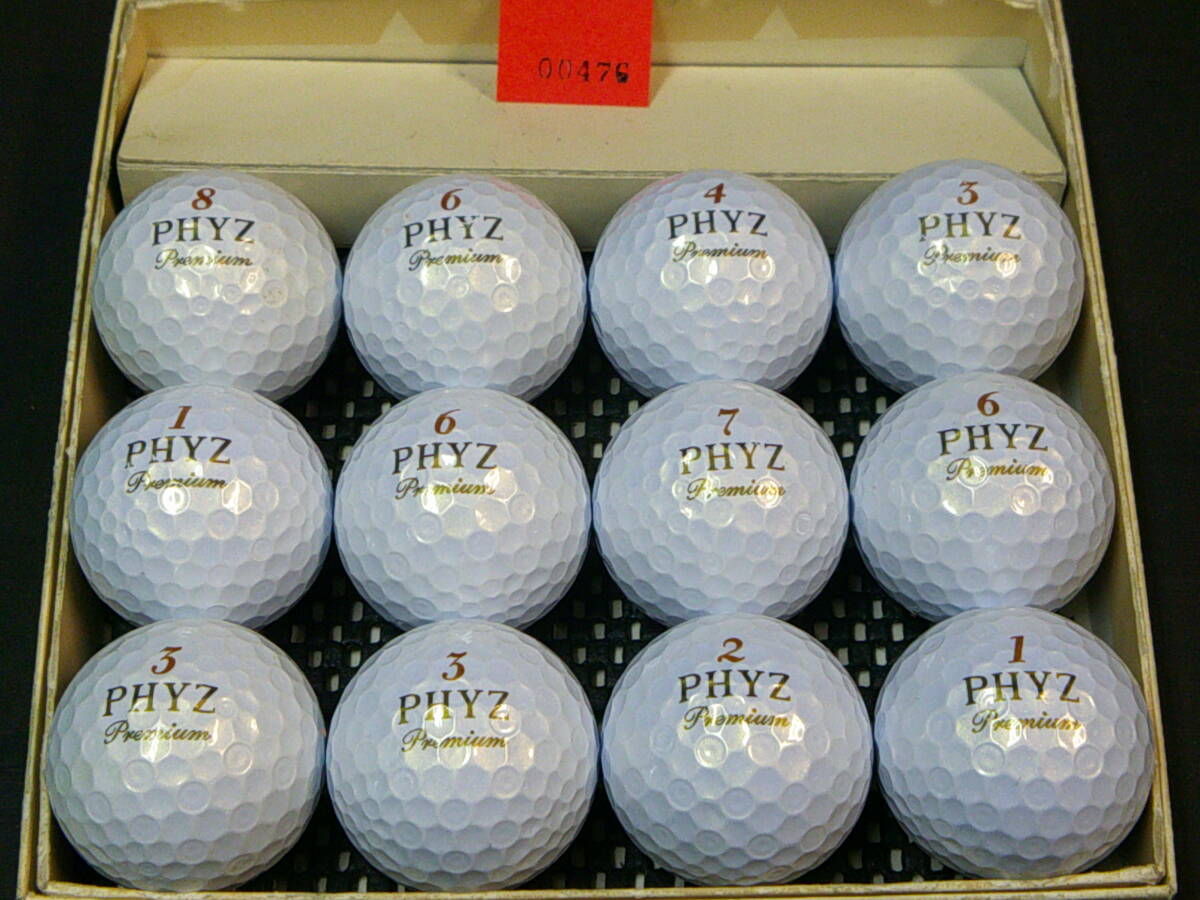 【未使用に近い】0476【特A級品// ツア-ステ-ジ New PHYZ Premium】12球\(^o^)／♪♪♪ ☆ロゴマーク無し。 ★ニュータイプです★の落札情報詳細 - Yahoo ...