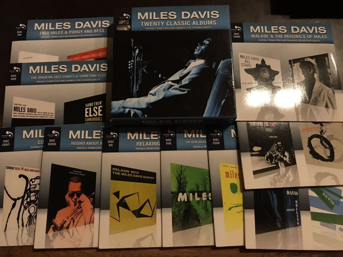 【目立った傷や汚れなし】究極10CDボックス高音質リマスター版Miles Davis / マイルス・デイヴィス / Twenty Classic Albums / 10CD Box ...