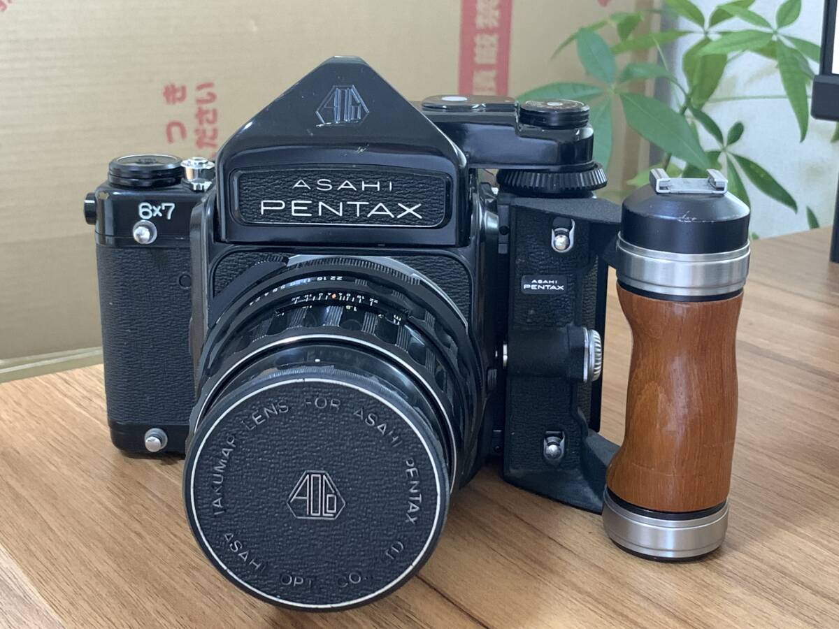 【傷や汚れあり】【同梱歓迎】実用 PENTAX ASAHI Super-Multi-Coated TAKUMAR 6X7 55mm F3.5 ...
