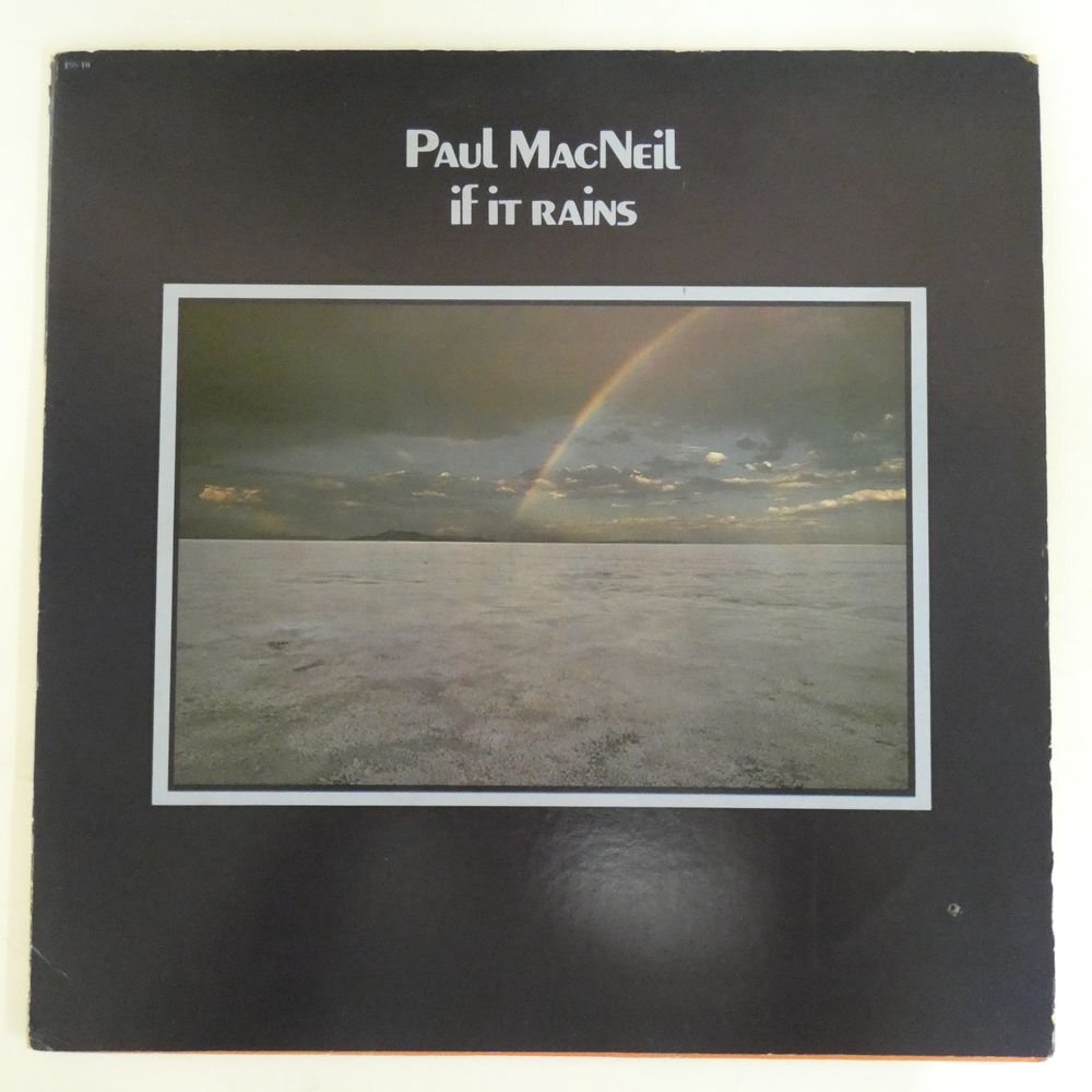 【やや傷や汚れあり】48012124;【US盤/見開き】Paul MacNeil / If It Rainsの落札情報詳細 - Yahoo ...