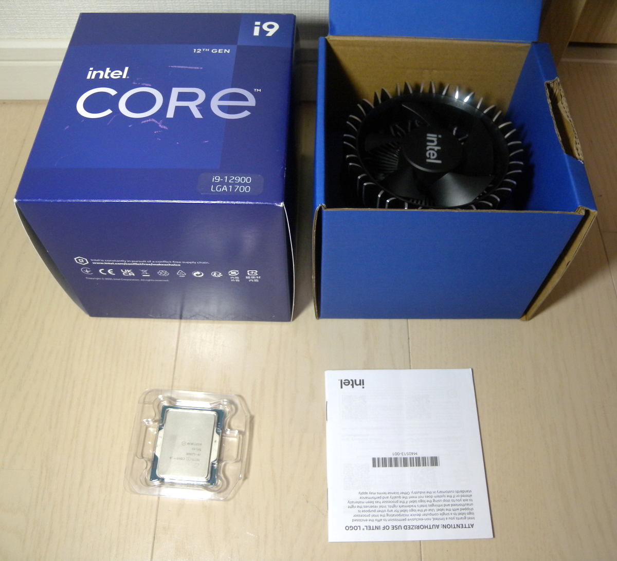 【やや傷や汚れあり】intel Core i9-12900 動作確認済 付属品完備 LGA1700の落札情報詳細 - Yahoo!オークション ...