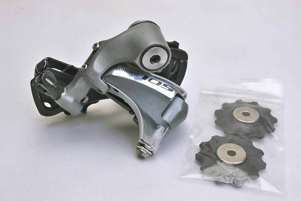 【やや傷や汚れあり】シマノ RD-5800-SS アルテグラプーリーに交換済み shimano 105 ショートケージ リアディレイラー 11 ...