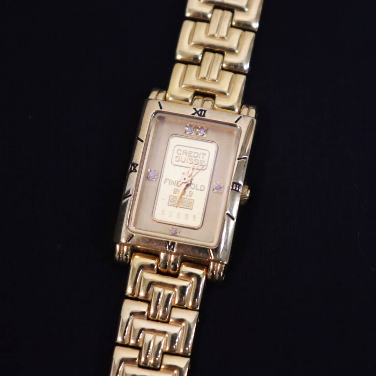 【やや傷や汚れあり】ELGIN/エルジン 腕時計 FK-929-C FINE GOLD/ファインゴールド 999.9 インゴット/1g ...