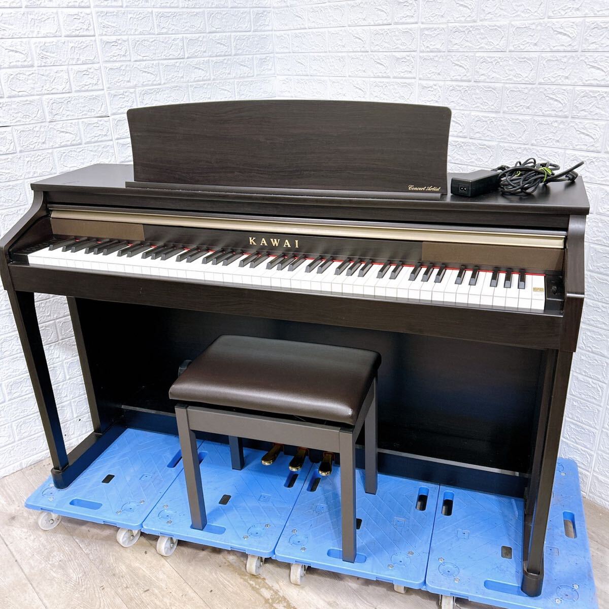 【目立った傷や汚れなし】【動作確認済！】KAWAI カワイ 電子ピアノ CA17 Concert Artist 鍵盤楽器 88鍵 2017年製 ...
