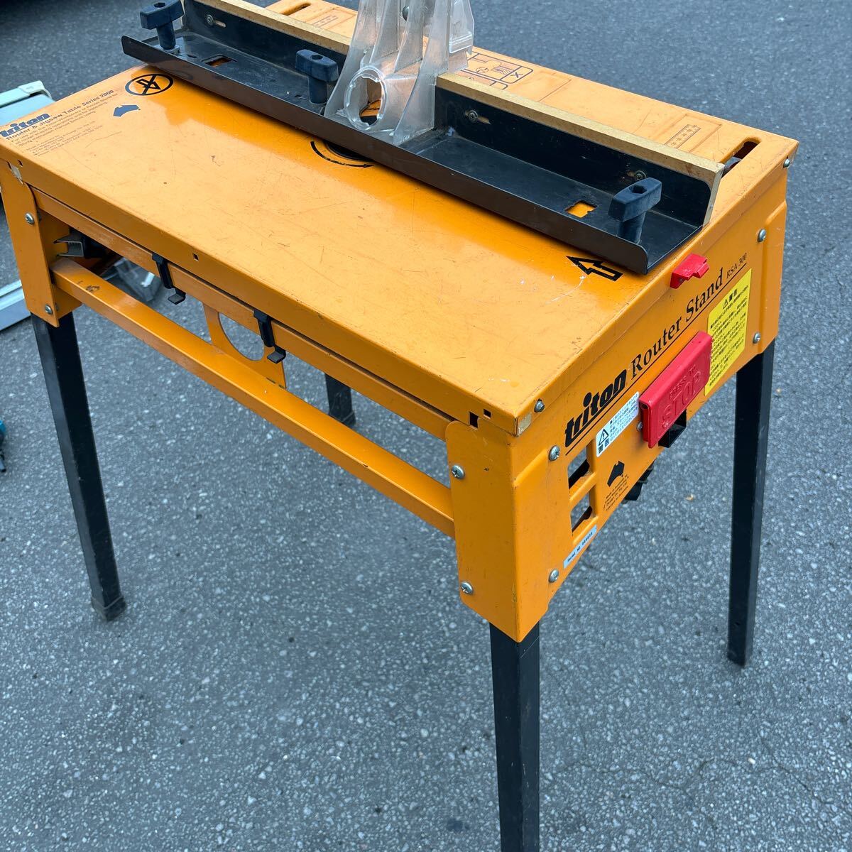 【やや傷や汚れあり】中古品 TRITON トリトン ルーターテーブル RSA300 ROTER ＆ Jigsaw Table ...