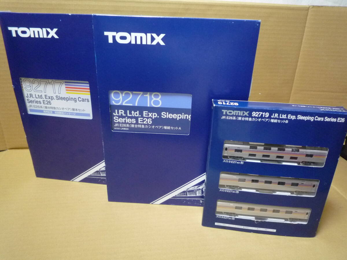 【目立った傷や汚れなし】TOMIX 92717/92718/92719 J.R.Ltd.Exp.Sleeping Cars Series ...