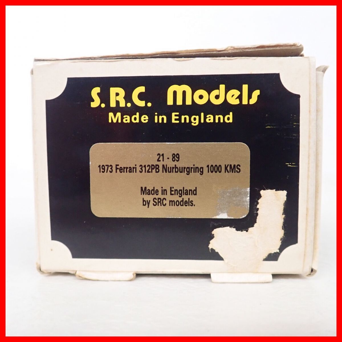 【やや傷や汚れあり】未組立 S.R.C. Models 1/43 21-89 1973 フェラーリ 312PB ニュルブルクリンク 1000 ...