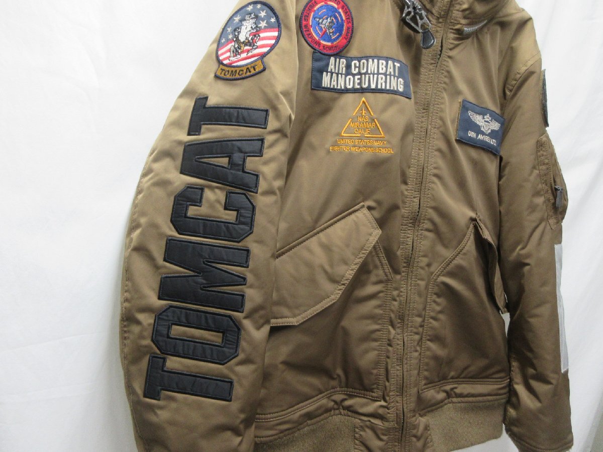 【やや傷や汚れあり】1000円～アヴィレックス AVIREX CUSTOM CWU TOP GUN トップガン フライトジャケット ...