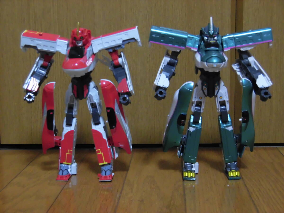 【目立った傷や汚れなし】新幹線変形ロボ シンカリオン DXS E5はやぶさ E6こまち E7かがやき E3つばさ 800つばめ E3アイアンウイング 500こだま シンカギアの落札情報詳細 ...
