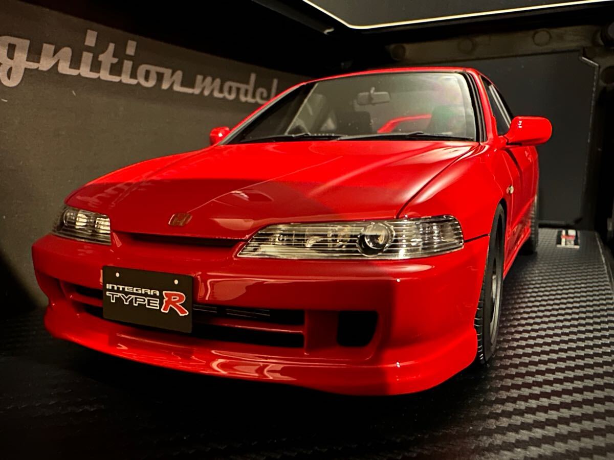 【未使用】【ignition model イグニッションモデル】Honda INTEGRA (DC2) TYPE R White 1/18 ...