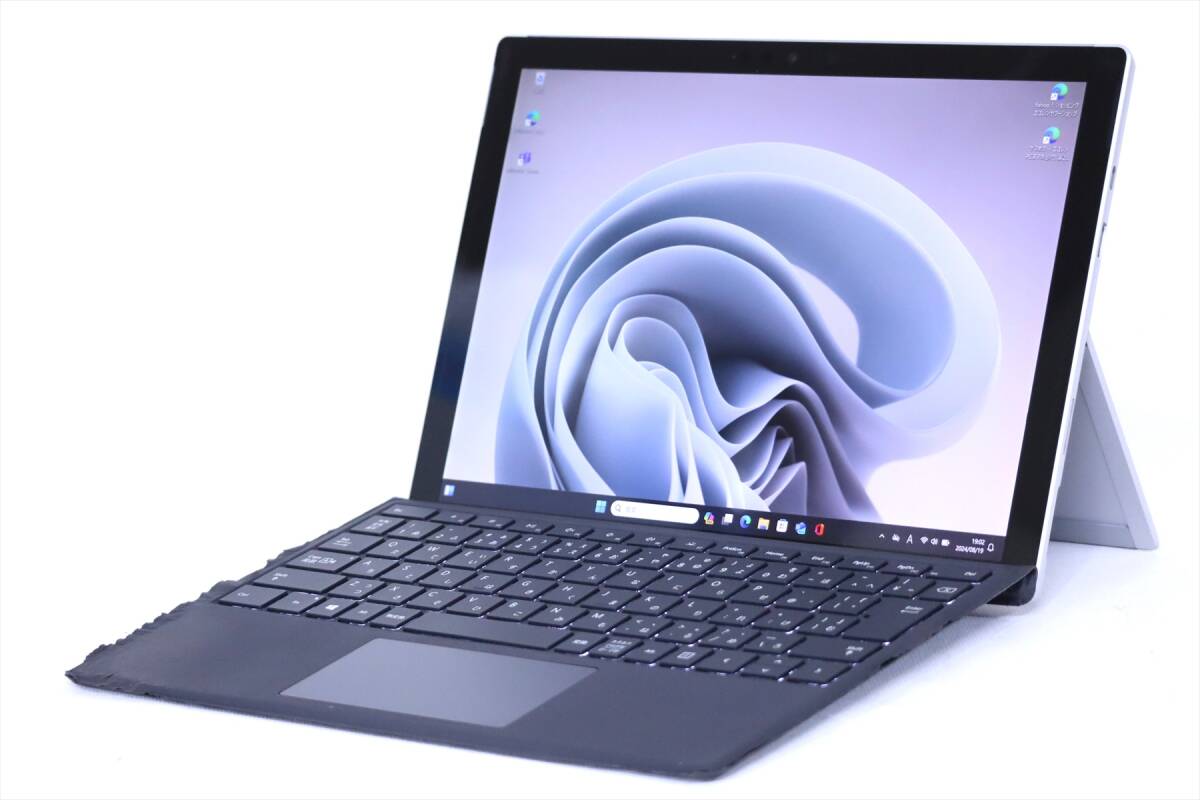 【やや傷や汚れあり】【1円～】Windows11搭載 2020年発売モデル 2in1タブレットPC Surface Pro 7 i5-1035G4 RAM8G SSD128G Wi-Fi 6 ...