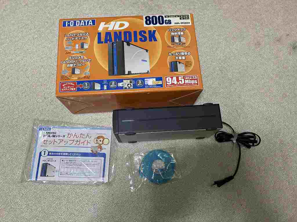 【目立った傷や汚れなし】I-O DATA LANDISK HDL-W800Uの落札情報詳細 - Yahoo!オークション落札価格検索 オークフリー