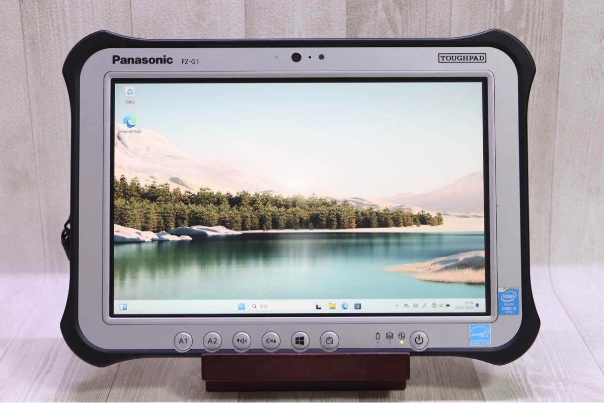 【傷や汚れあり】23. PANASONIC TOUGHPAD FZ-G1 [10.1型 /Intel Core i5-4310U/SSD : 128GB/メモリ: 4GB/WUXGA ...