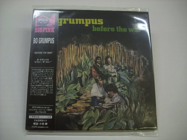 【目立った傷や汚れなし】[紙ジャケット帯付CD] BO GRUMPUS ボ・グランパス / BEFORE THE WAR ビフォー・ザ・ウォー ...