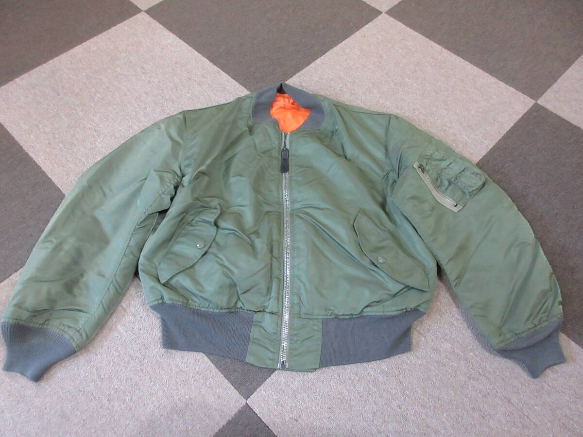 【やや傷や汚れあり】80s90s Greenbrierind社製 USA製 MA-1 Lサイズ グリーンブライヤー アーミー ミリタリー 米軍 USAF ヴィンテージ フライトジャケットの落札 ...
