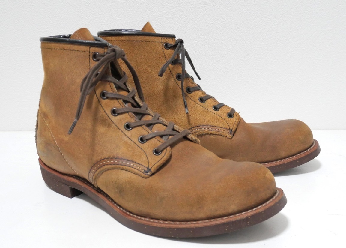 【やや傷や汚れあり】2013年 REDWING 9162 ブラックスミス スエード 茶 91/2D 27.5cm レッドウイング プレーントゥ ブラウン 9.5の落札情報詳細 - Yahoo ...