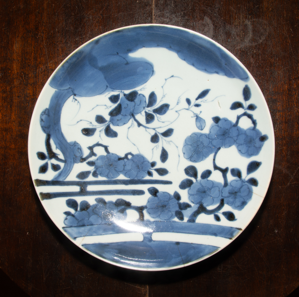 【やや傷や汚れあり】珍品 古伊万里 富貴長春 染付 桜文 皿 直径29.5cm 古美術品 骨董品 飾り皿 額皿の落札情報詳細 - Yahoo!オークション落札価格検索 オークフリー