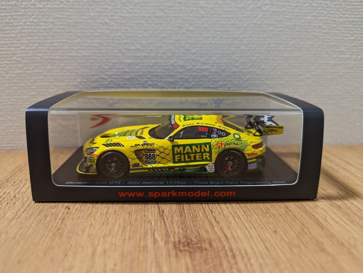 【目立った傷や汚れなし】スパーク 1/43 Mercedes AMG GT3 Triple Eight Race Engineering ...