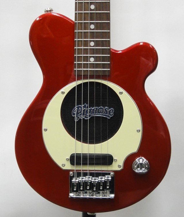 【全体的に状態が悪い】管理番号=a0771752【中古】Pignose ピグノーズ PGG アンプ内蔵 トラベルギター エレキギター JUNK ...