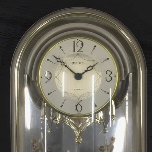 【やや傷や汚れあり】セイコー クォーツ BY204G 置時計 他 AM259B 電波 掛時計／BZ326M クォーツ 等 SEIKO 時計 3 ...