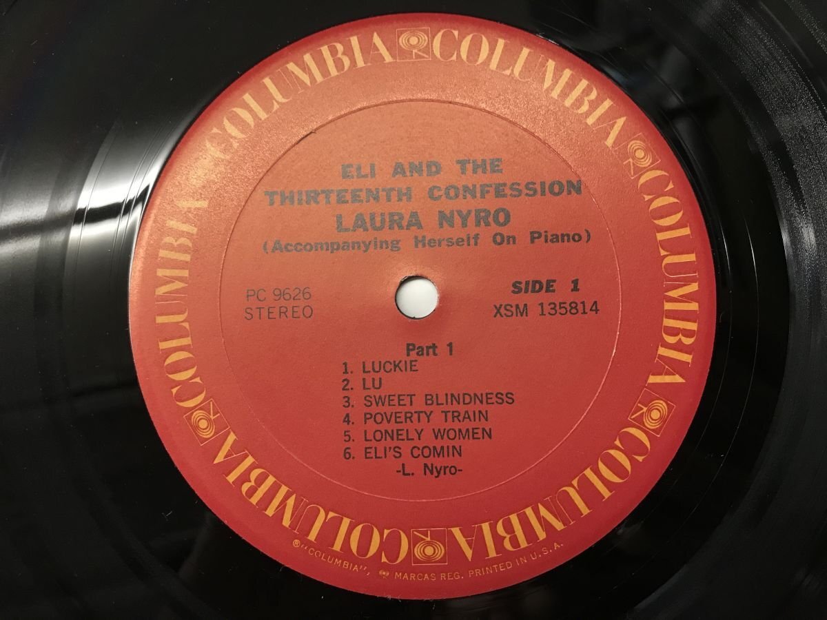 【やや傷や汚れあり】LP / LAURA NYRO / ELI AND THE THIRTEENTH CONFESSION / US盤 ...