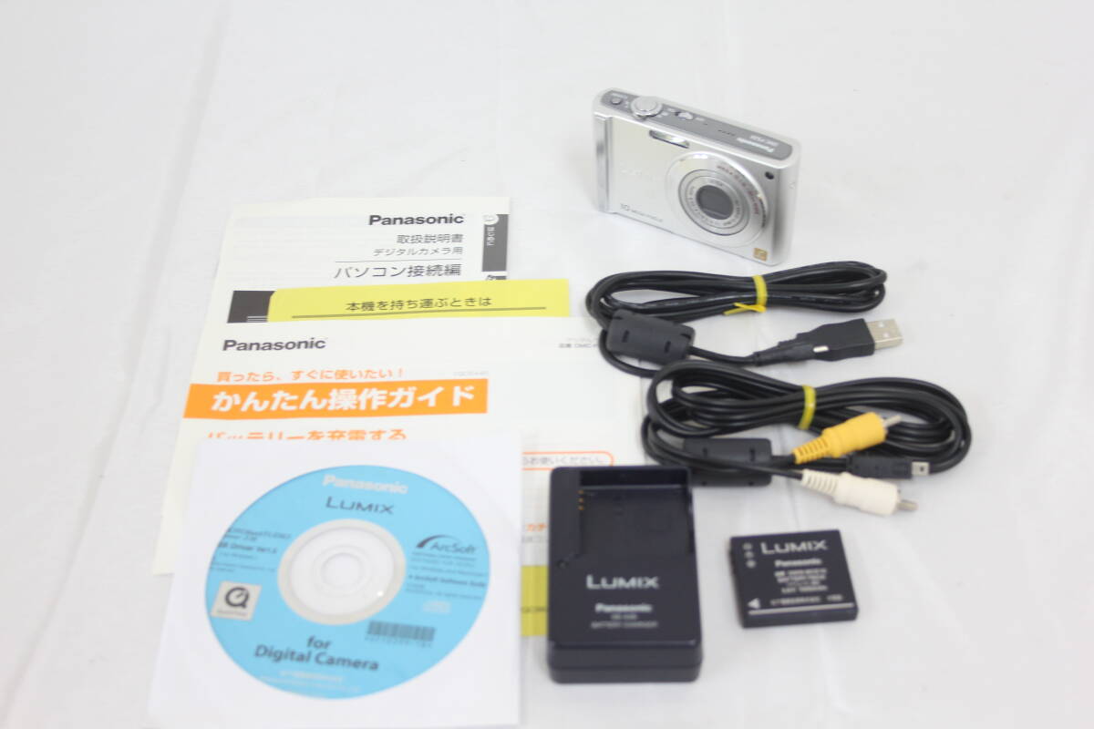 【目立った傷や汚れなし】【返品保証】 パナソニック Panasonic LUMIX DMC-FS20 バッテリー チャージャー付き コンパクト ...