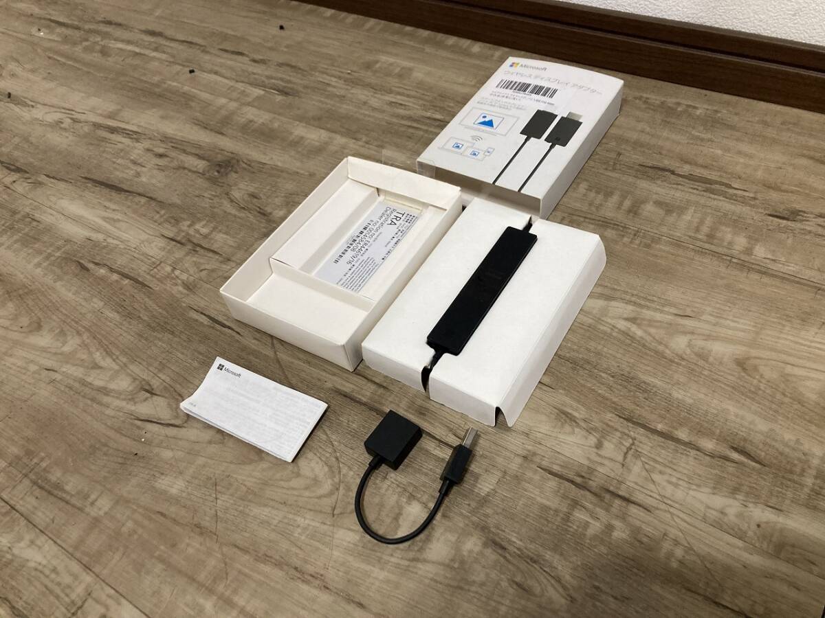 【やや傷や汚れあり】マイクロソフト ワイヤレス ディスプレイ アダプター Model 1733 2018年製 Microsoft ...