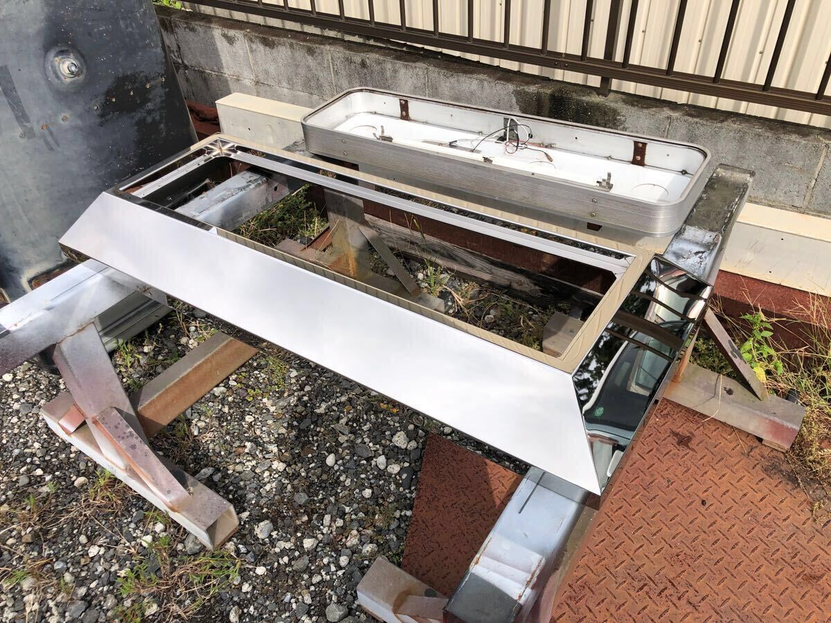 【中古】フロントサイドバンパー★クレーン車★角パイプ★ステンレス★3180mm★二段式★デコトラ★スク318の落札情報詳細 - Yahoo!オークション落札価格検索 オークフリー