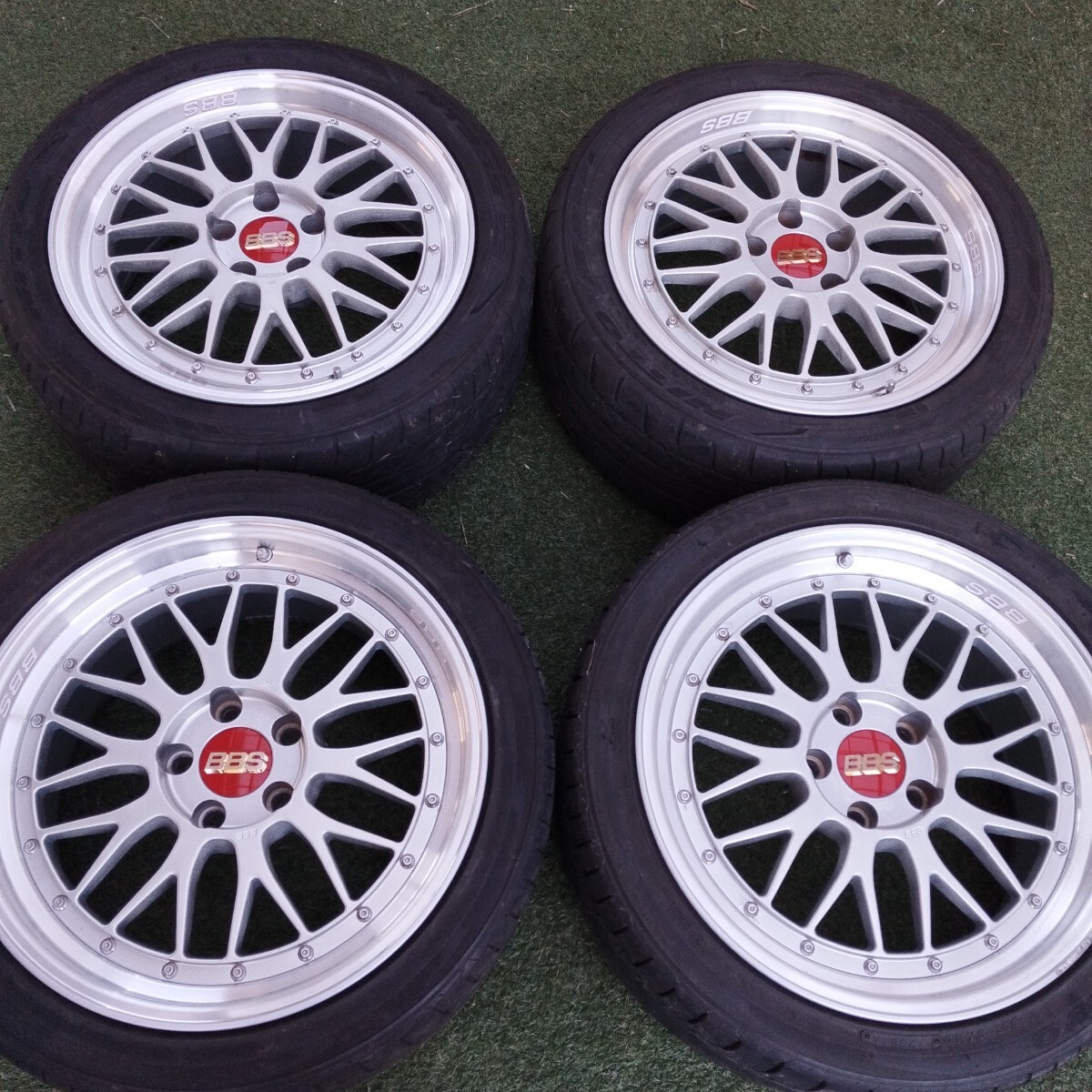【傷や汚れあり】BBS LM 18インチ4本セット LMP078 LMP079 8j+35 9j+35 PCD114.3 FORGED 赤キャップの落札情報詳細 - Yahoo!オークション ...