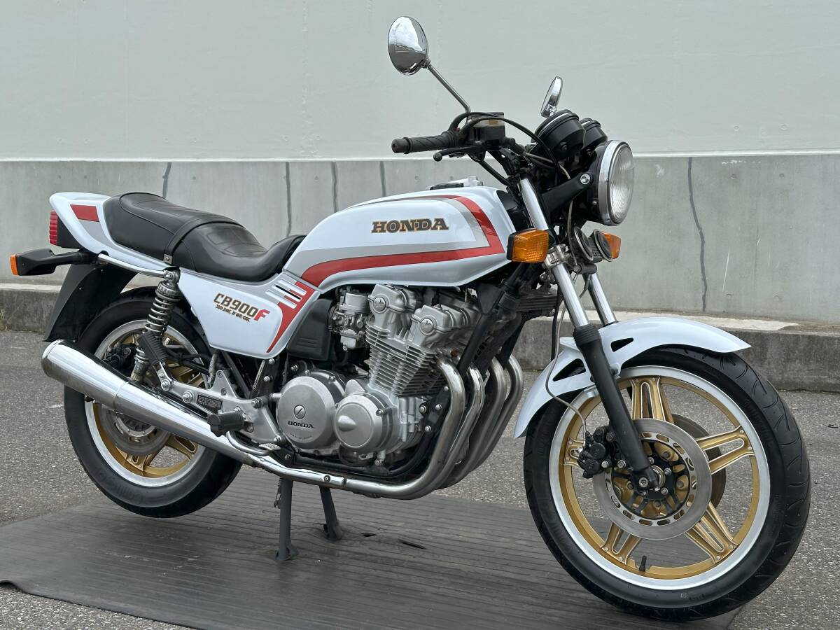 【やや傷や汚れあり】超極上CB900F !! 純正欧州カラー!! ウラコム!! HONDA ホンダ エンジン実働 動画あり 旧車絶版車 CB750F CB1100F ボルドール BOL D ...